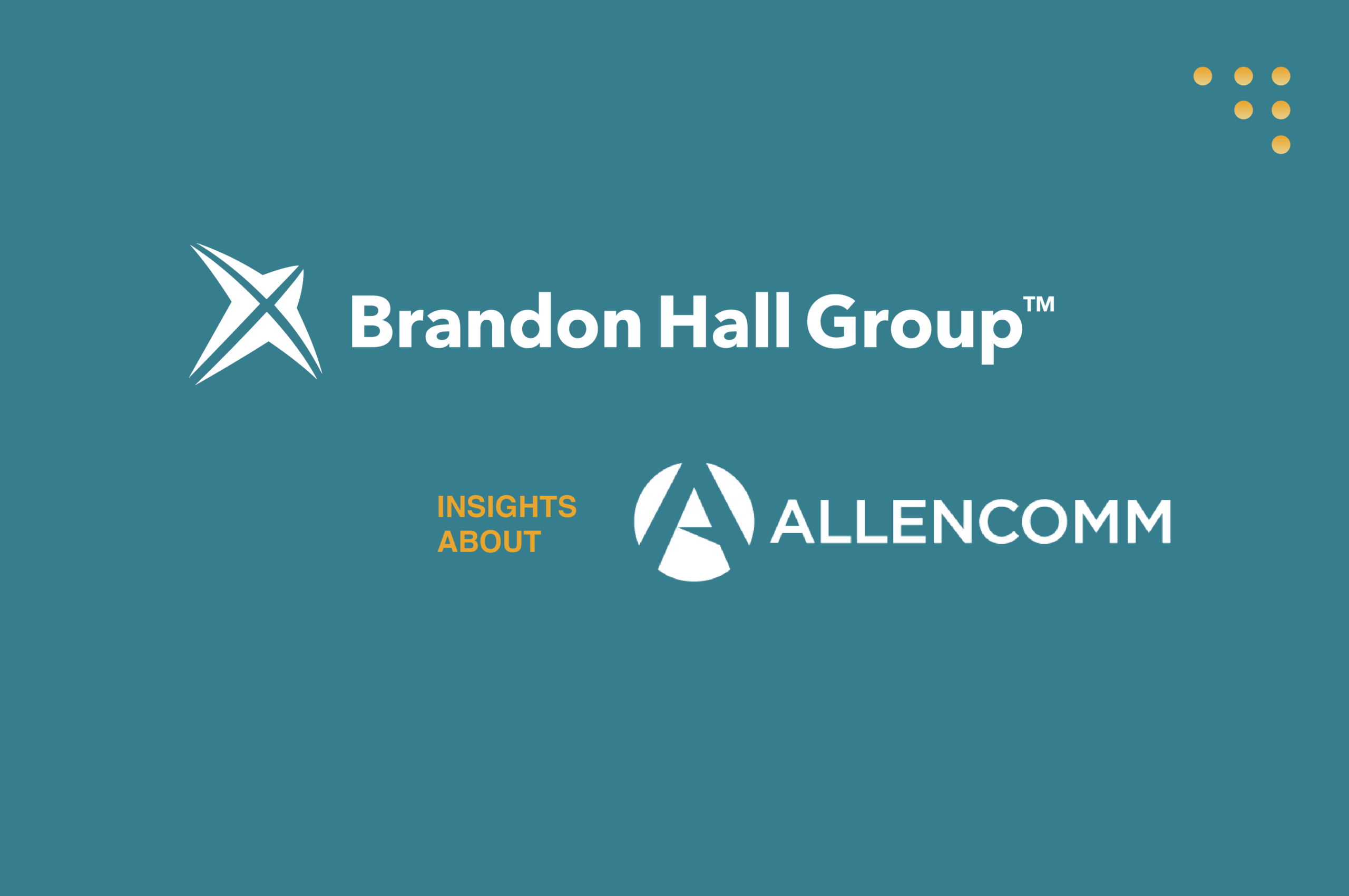 Optimizing the Learning Tech Ecosystem: Break Free from Silos and Workarounds - Brandon Hall Group