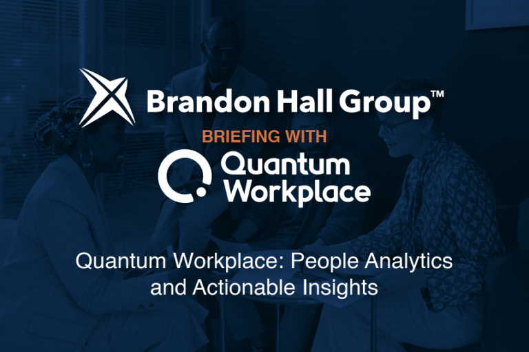 Quantum Workplace: People Analytics and Actionable Insights - Brandon ...