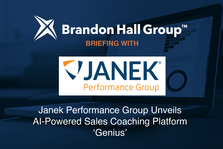 Janek Performance Group Unveils AI-Powered Sales Coaching Platform ...