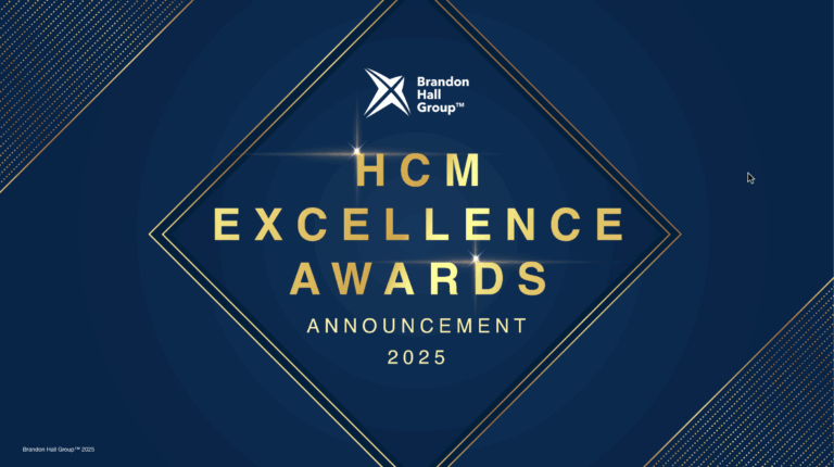 Brandon Hall Group™ Announces 2025 HCM Excellence Awards® Winners in ...